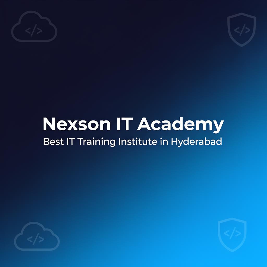 Python Training in Ameerpet | Nexson IT Academy